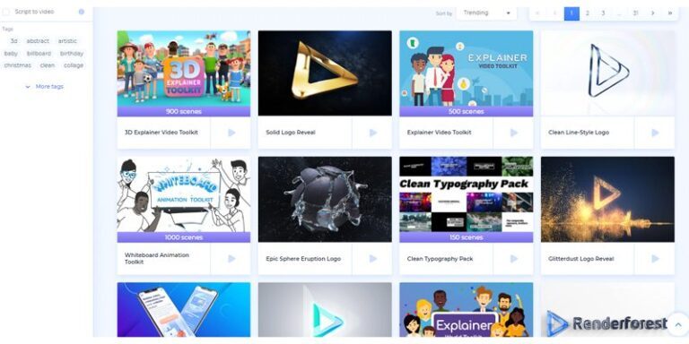 Avis Renderforest : une plateforme de création visuelle et vidéo