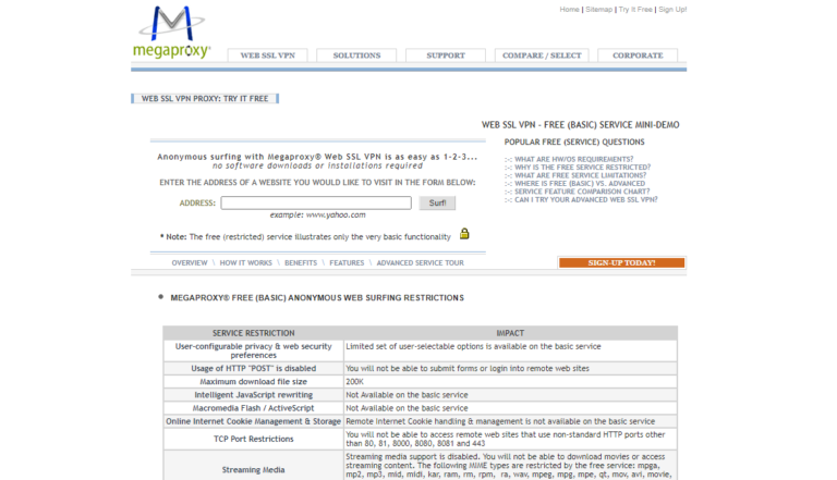 Top 10 des proxy gratuits pour naviguer anonymement