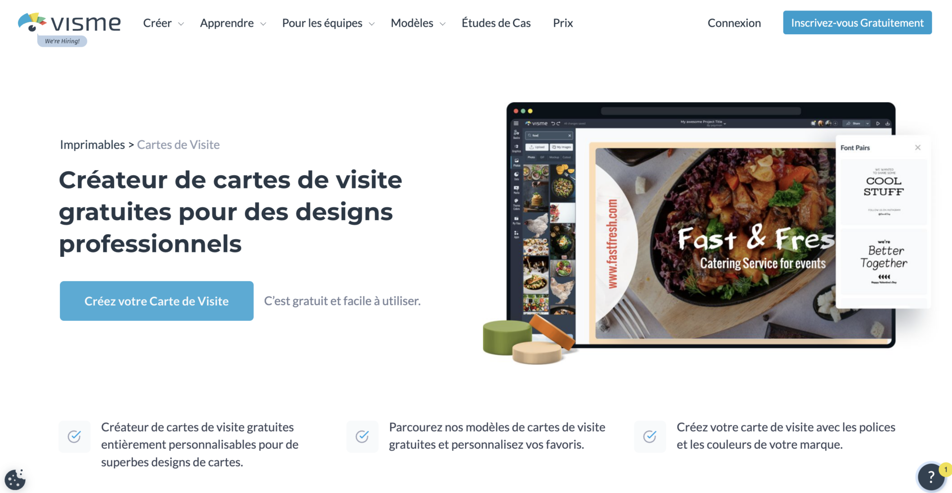 10 outils gratuits pour la création de cartes de visite