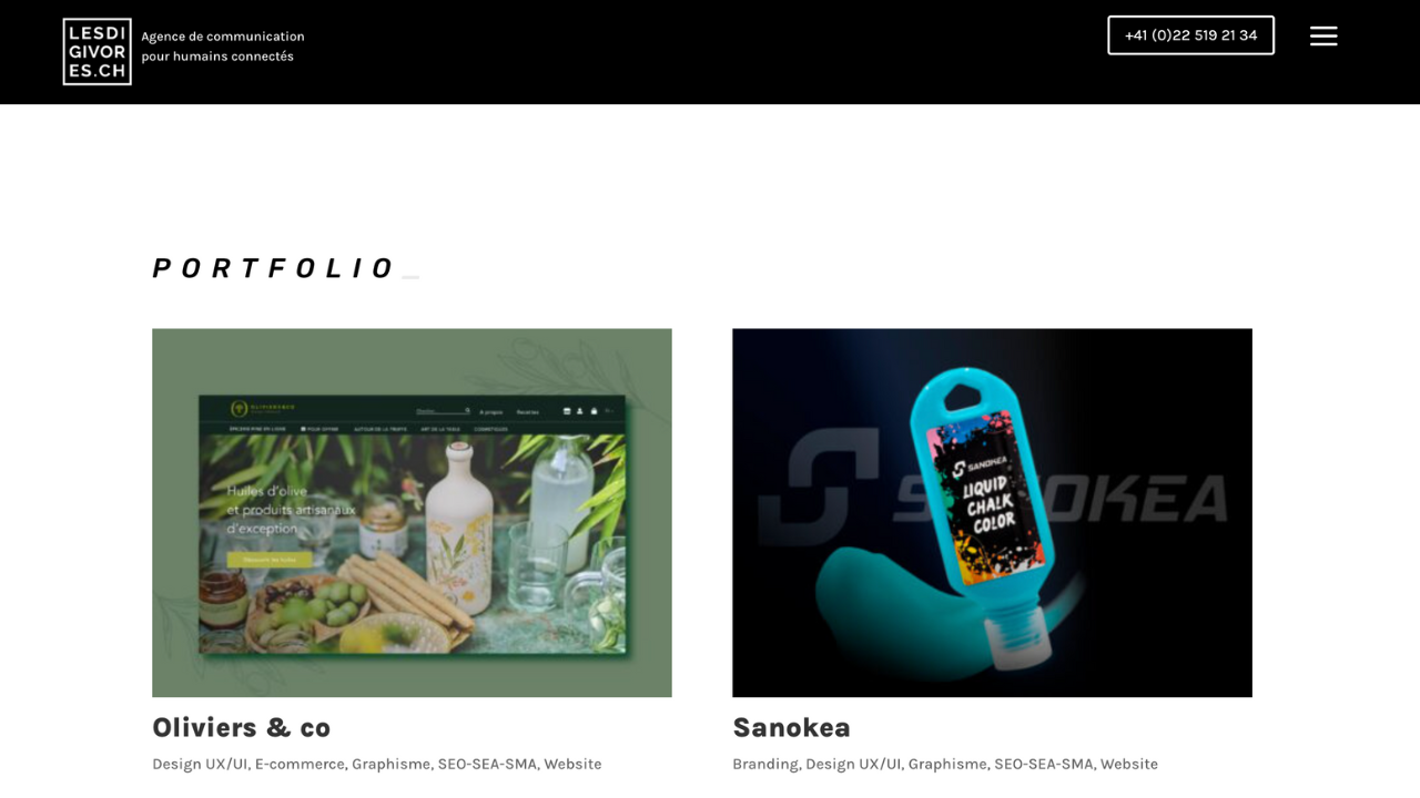 50 exemples de portfolio pour inspirer le votre