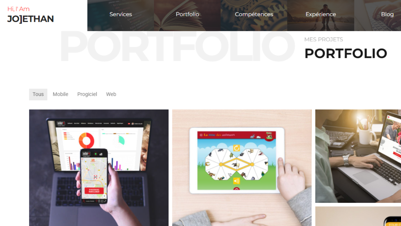 50 exemples de portfolio pour inspirer le votre