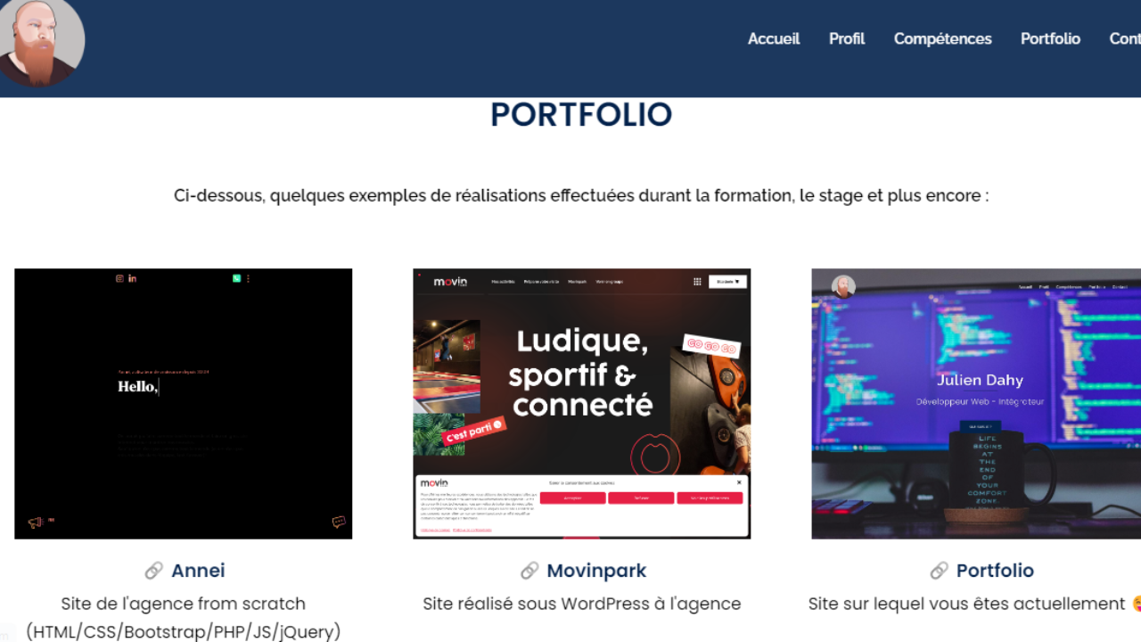50 exemples de portfolio pour inspirer le votre