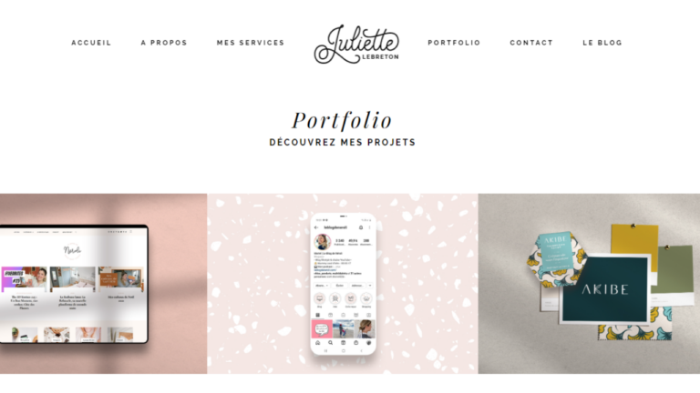 50 exemples de portfolio pour inspirer le votre