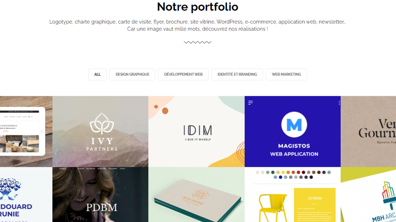 50 exemples de portfolio pour inspirer le votre
