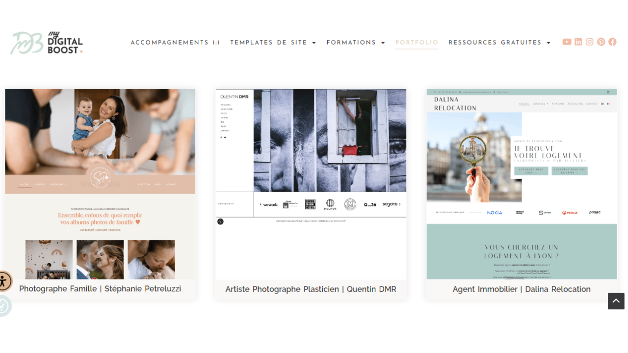 50 exemples de portfolio pour inspirer le votre