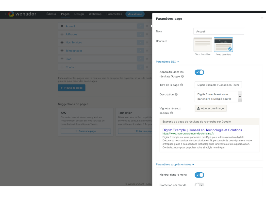 Webador : un constructeur de site par cher mais trop limité