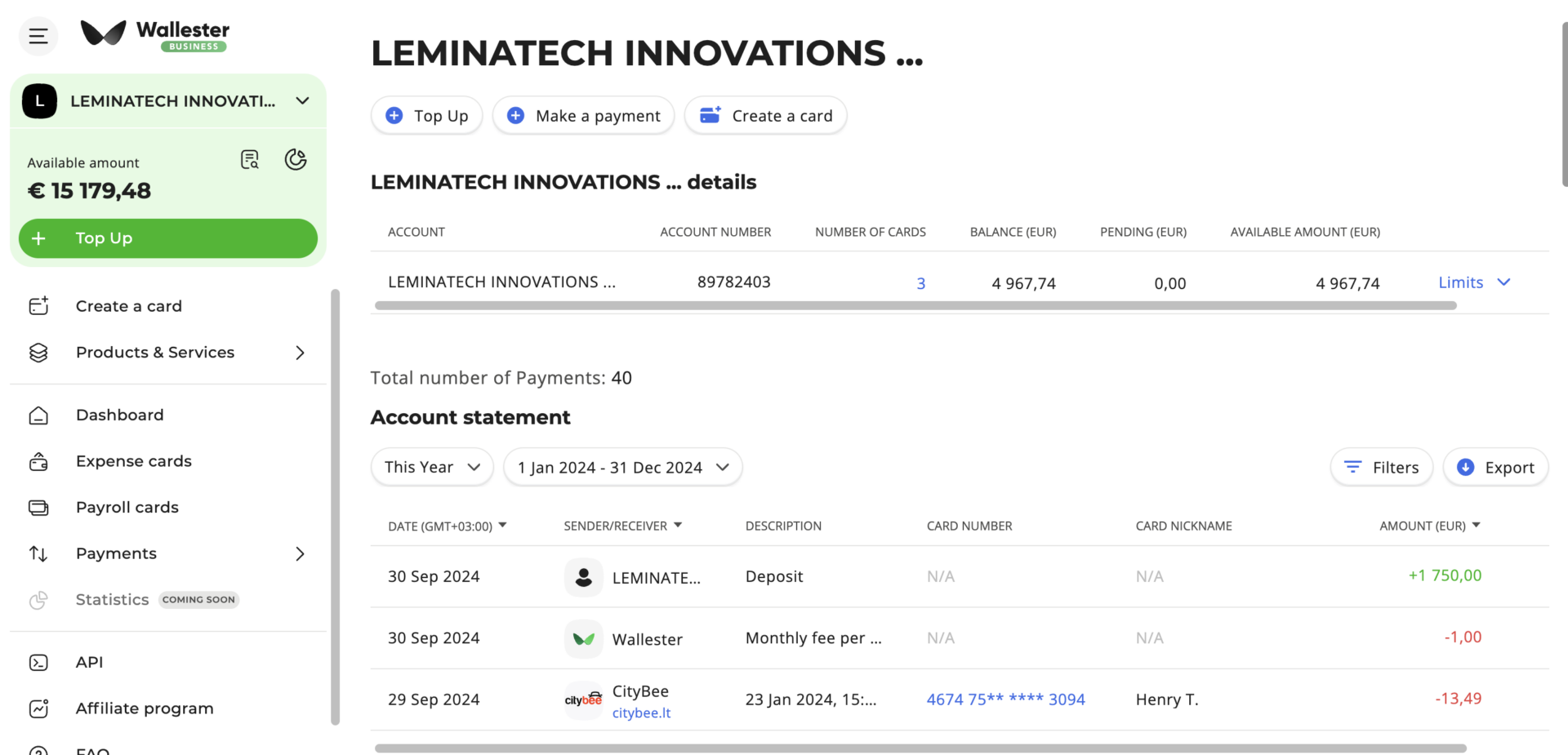 Wallester : une solution pour gérer efficacement les dépenses des employés