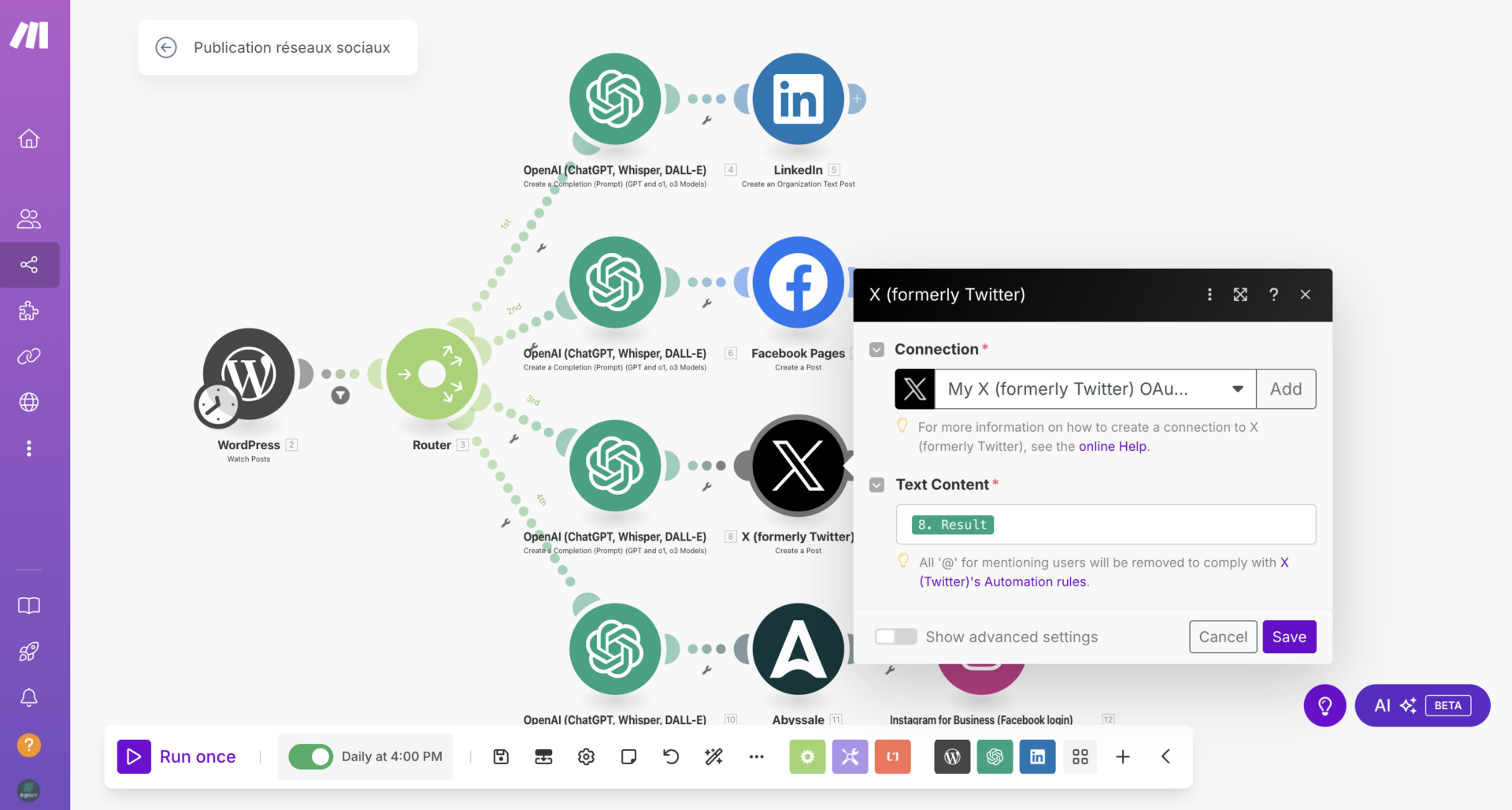 Comment automatiser vos réseaux sociaux avec Make et l'IA