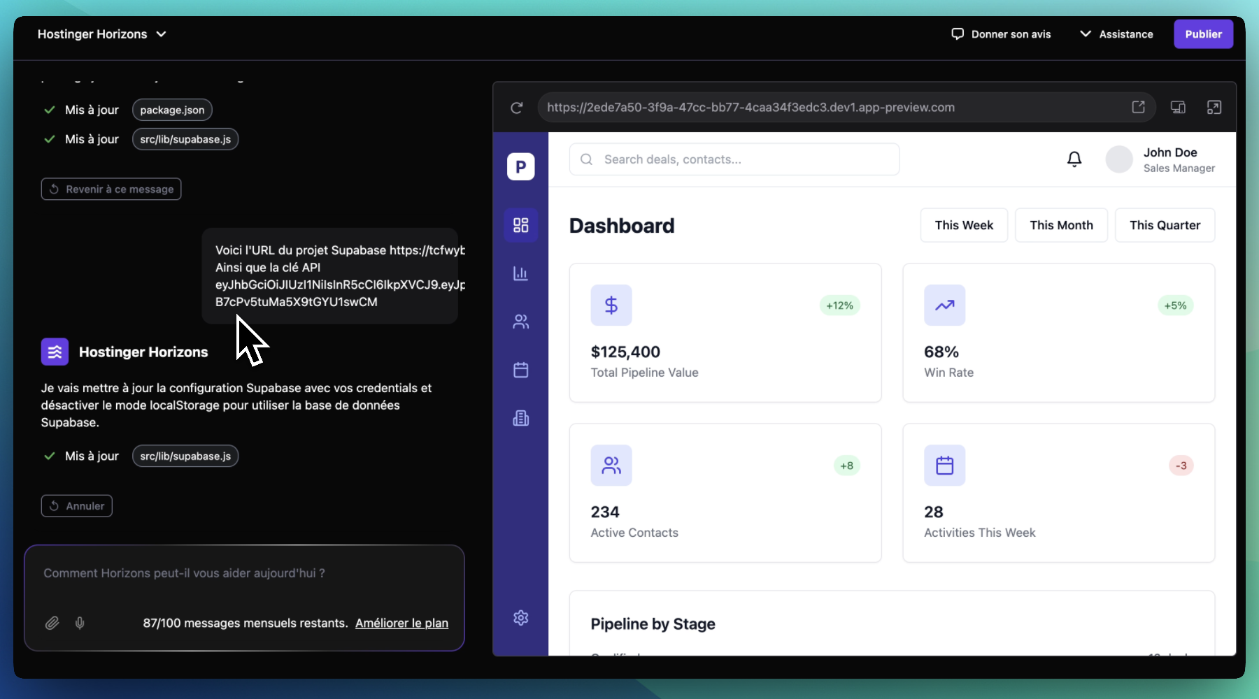 Hostinger Horizons : un concurrent sérieux à Bolt et Lovable