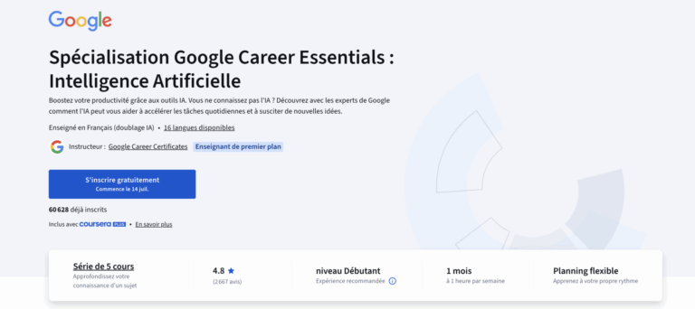 7 formations Google certifiantes à suivre gratuitement