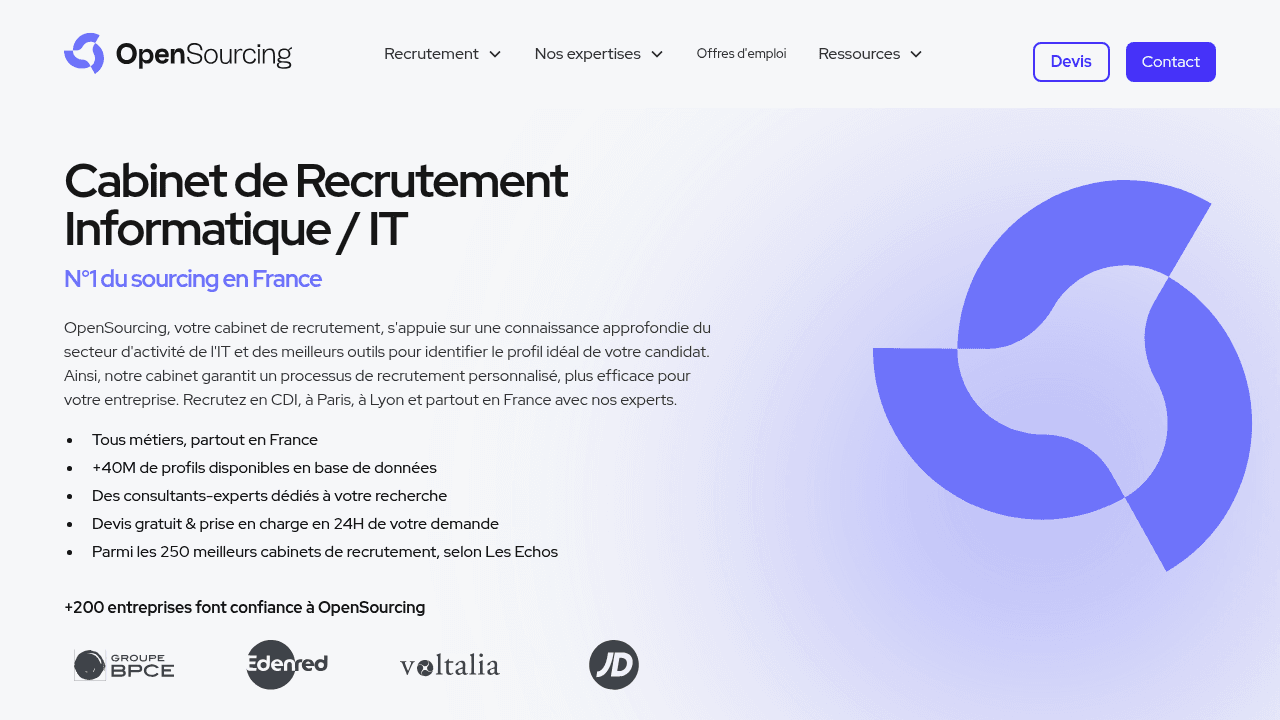 Top 15 des cabinets de recrutement IT en France